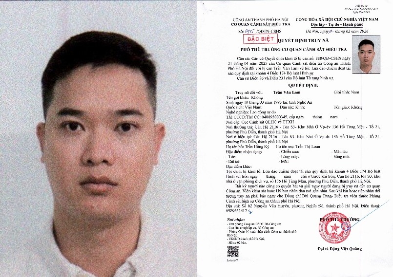 Truy nã quản lý vùng trong đường dây lừa đảo của Mr Pips Phó Đức Nam