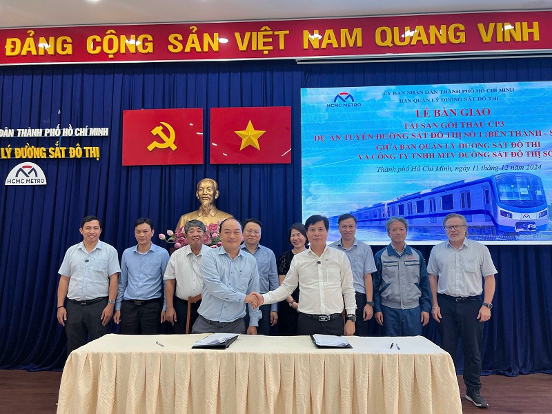 Hoàn tất bàn giao thiết bị để chuẩn bị vận hành tuyến metro Bến Thành ...