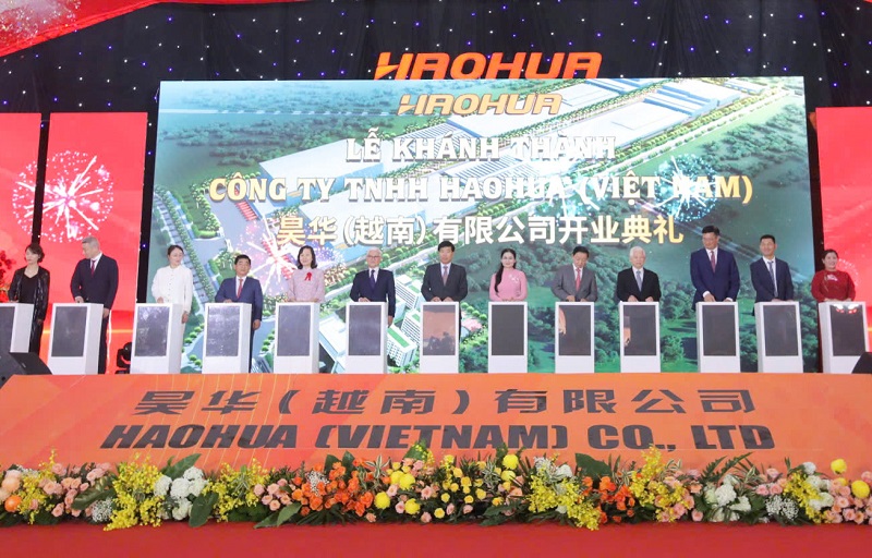 Tập đoàn Haohua khánh thành nhà máy sản xuất lốp ô tô 500 triệu USD tại ...