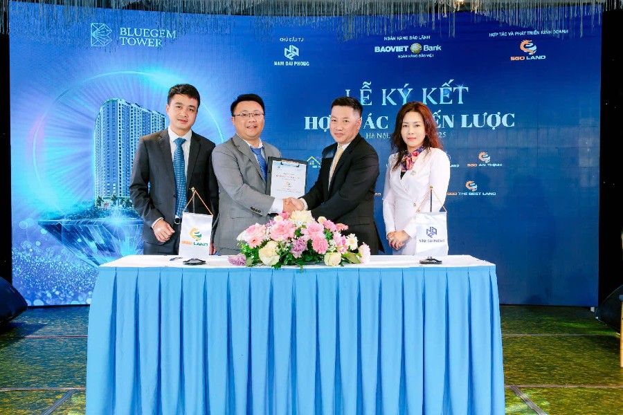 Lễ ký kết hợp tác chiến lược dự án BlueGem Tower