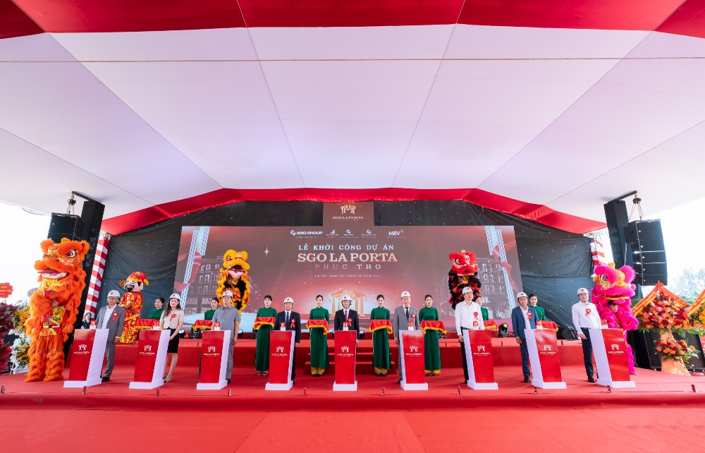 Hà Nội: Khởi công dự án đô thị đồng bộ đầu tiên mang tên SGO La Porta Phúc Thọ