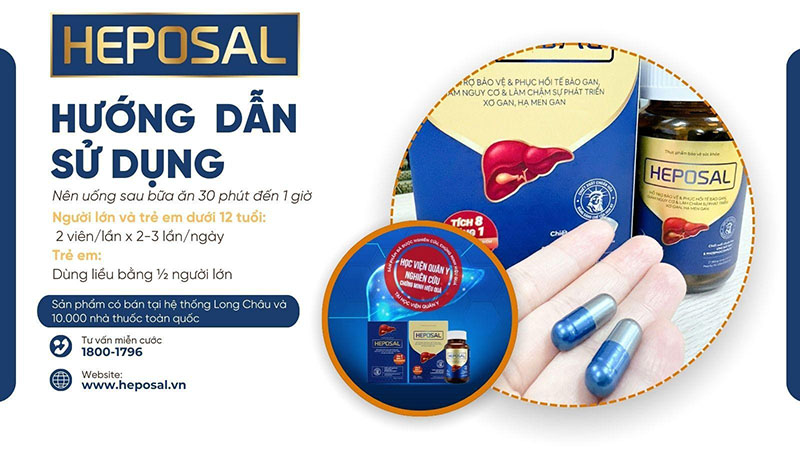 Heposal - Gần một thập kỷ hỗ trợ người mắc bệnh gan cấp và mạn tính