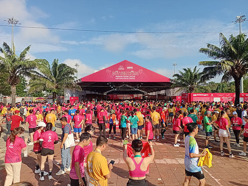 Giải Marathon Đất Sen hồng - Đồng Tháp năm 2025 diễn ra từ ngày 10-12 ...