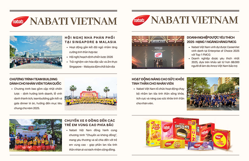 Nabati Việt Nam được HR Asia vinh danh “Nơi làm việc tốt nhất châu Á 2025”