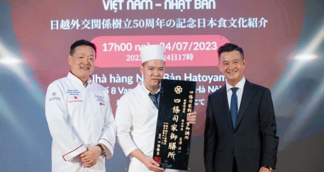 Bậc thầy ẩm thực Nhật Bản đến Việt Nam