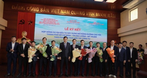 Ký hợp đồng hơn 36.000 tỷ đồng để mở rộng cao tốc TP.HCM - Trung Lương ...