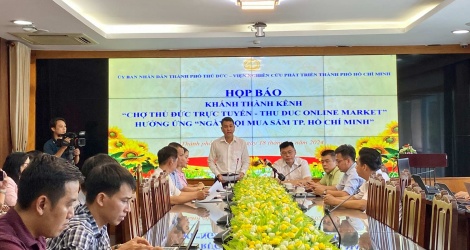 Thành phố Thủ Đức bán hàng qua kênh Chợ Thủ Đức trực tuyến dịp Tết Giáp ...