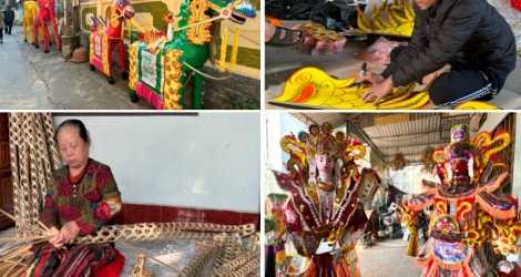 [Ảnh] Khám phá “thủ phủ vàng mã” ở Hà Nội