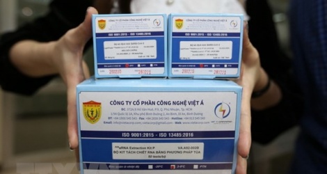 Công ty Việt Á nhập nguyên liệu kit test Covid-19 từ Trung Quốc
