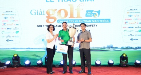 Golfer Hoàng Quân vô địch Giải Golf Chung tay vì an toàn giao thông năm 2024