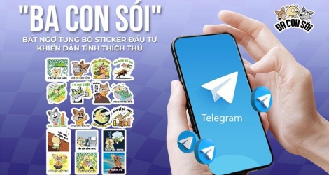Ba Con Sói bất ngờ tung bộ sticker hài hước dành riêng cho giới đầu tư ...