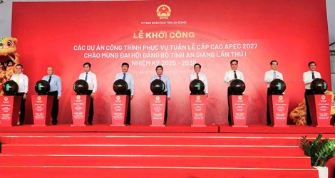 An Giang đồng loạt khởi công các dự án, công trình phục vụ Tuần lễ cấp ...
