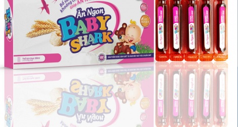 Điều tra đường dây sản xuất sản phẩm Baby Shark, Medi Kid Calcium K2 ...