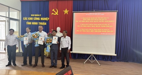 Ninh Thuận thu hút nhiều dự án đầu tư vào Khu công nghiệp Thành Hải